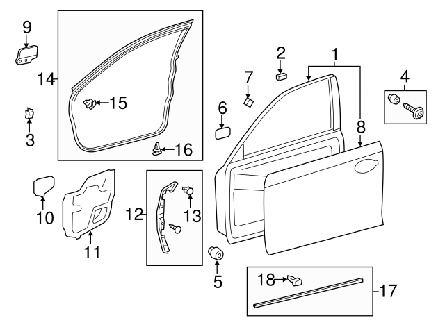 2013-2020 Lexus Door Seal 67865-30060 | AutoNationParts.com