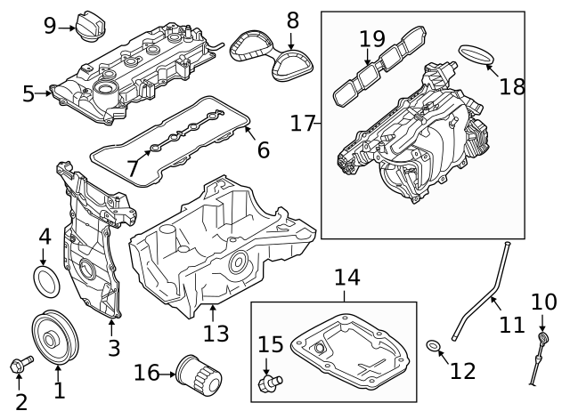 13270-5RB0C - Valve Cover Gasket 2018-2024 Nissan | Nissan Parts ...