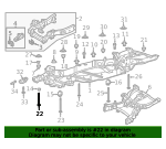 W717760-S439 - Mount Bolt 2017-2021 Ford | Ford OEM Parts Direct