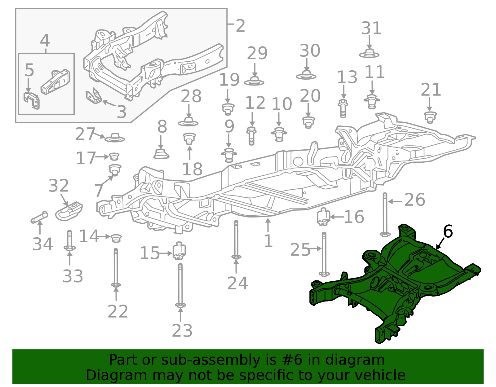 NL1Z-5F040-A - High-Quality Frame Assembly for 2018-2024 Ford ...