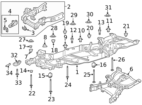 Frame & Components for 2022 Lincoln Navigator | OEM Parts Online