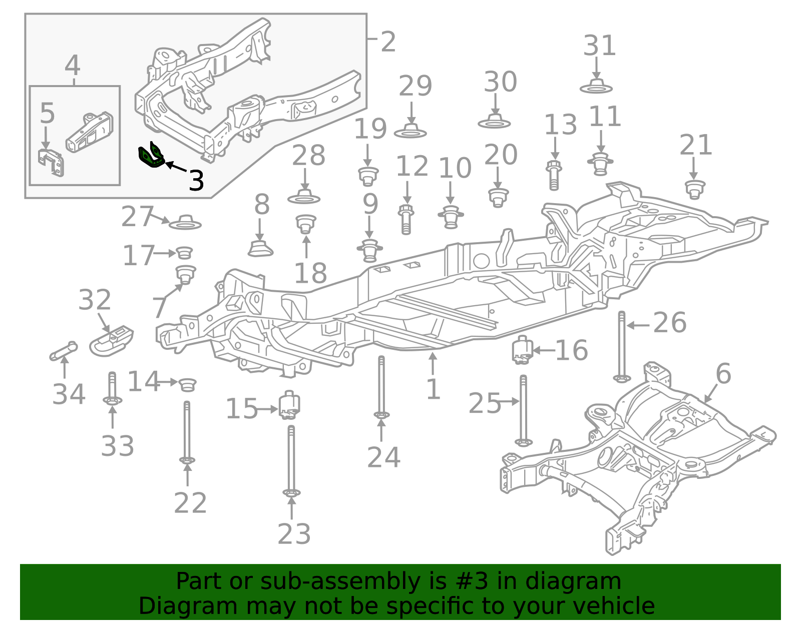 2015-2025 Ford Bracket FL3Z-5F057-E | OEM Parts Online