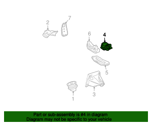 212-240-06-18 - Trans Mount 2004-2014 Mercedes-Benz | AutoNationParts.com