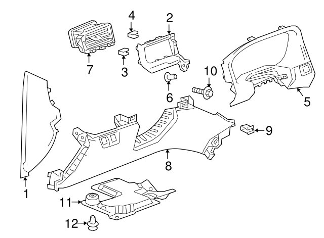 84126729 GM Side Cover | GM Parts Store