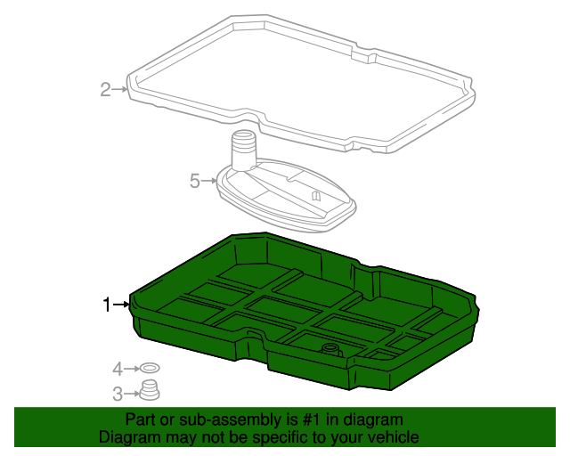 140-270-08-12 - Trans Pan 1996-2018 Mercedes-Benz | Mercedes-Benz USA Parts