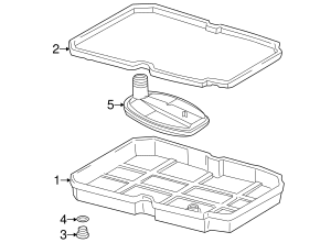140-270-08-12 - Trans Pan 2010-2018 Mercedes-Benz | Mercedes-Benz USA Parts