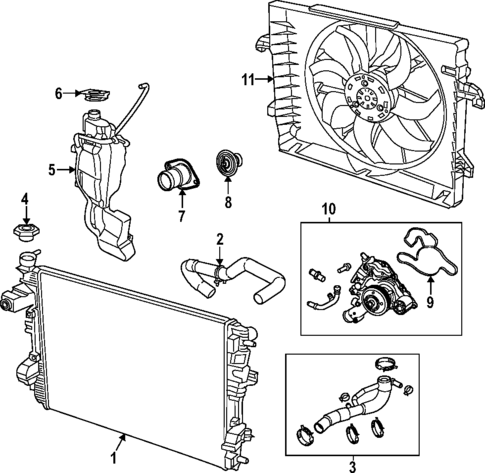 Radiator & Components for 2020 Ram 1500 | Mopar Parts Canada