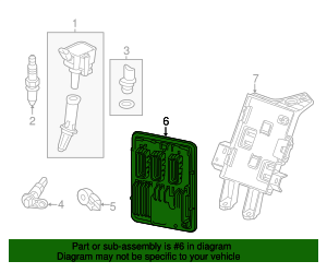 2016-2017 Chevrolet Malibu Hybrid Powertrain Control Module 24283920 ...