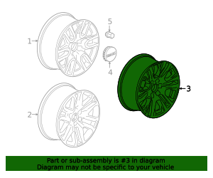 2019-2022 GMC Wheel, Alloy 84308400 | GM Parts Center