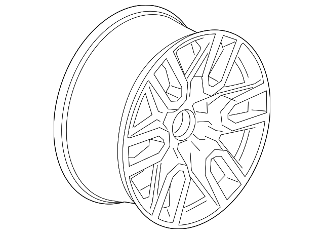 2019-2021 GMC Sierra 1500 GM 23376226 Wheel, Alloy | GM Outlet