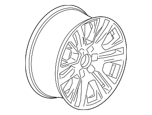 2019-2022 GMC Wheel, Alloy 84308400 | GMPartsNow