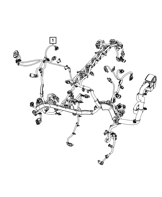 2025 Ram 1500 Engine Wiring 68608415AD | TascaParts.com