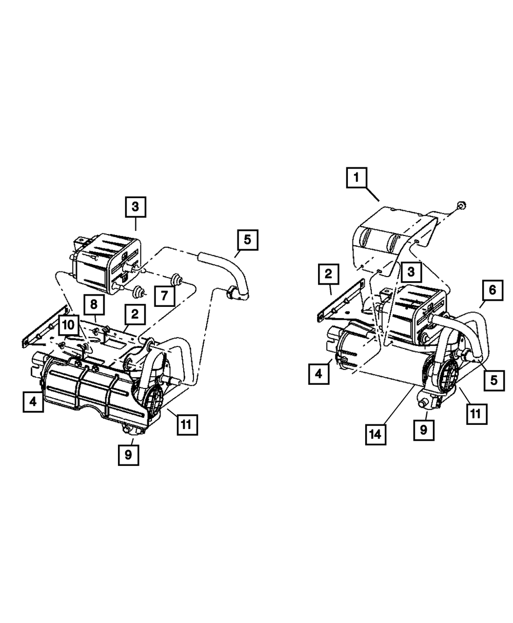2004-2024 Mopar Vapor Canister 5147158AA | Mopar eStore