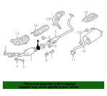 2007-2019 Nissan Converter & Pipe Rear Seal 20695-5TA0A | Parts for Nissans