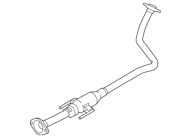 2012-2019 Nissan Muffler & Pipe 20300-3AN6A | Nissan Parts Plus