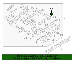 65453-R0000 - Seat Support 2022-2023 Kia Carnival | Kia.Parts Store