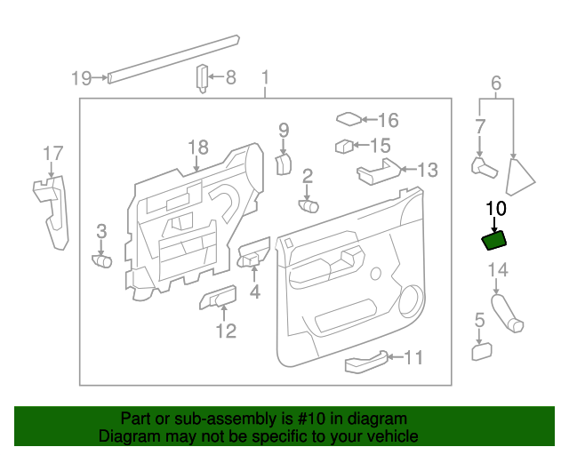2007-2013 GM Cover Frt S/d A/rst Opg *l 15803939 | TascaParts.com