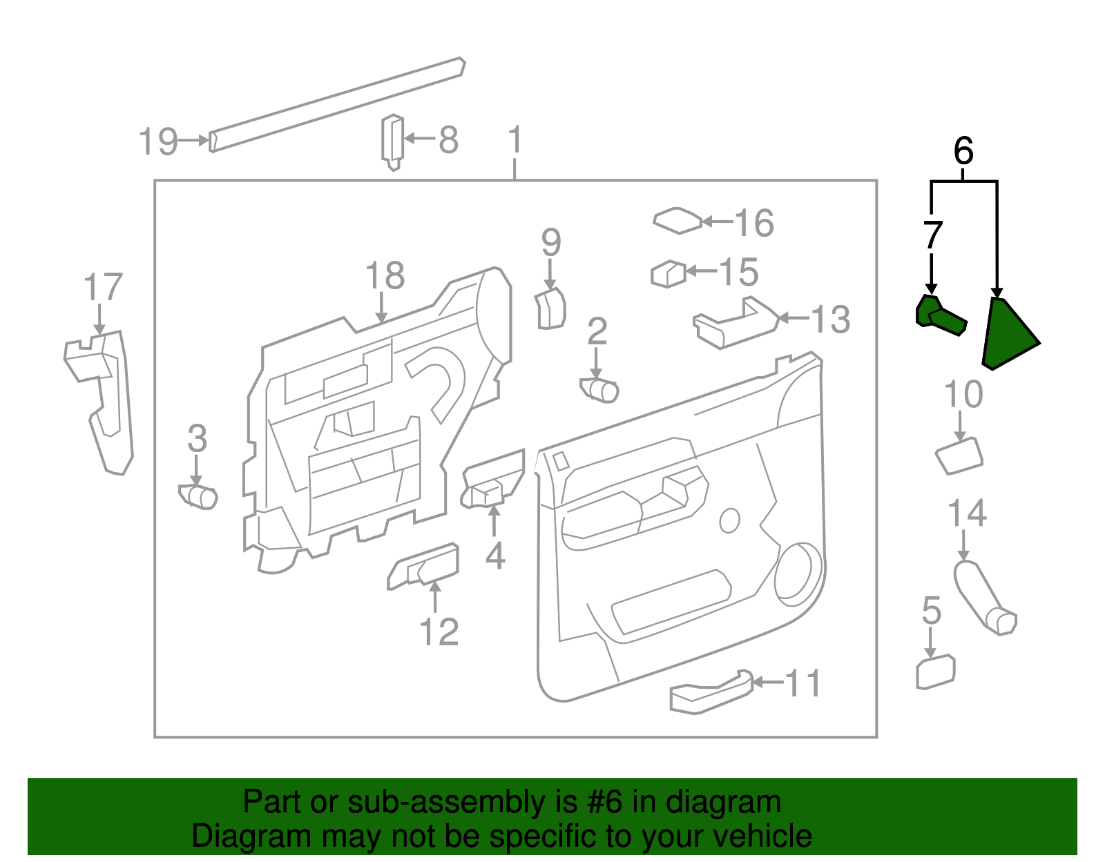 25838246 - OEM GM Upper Trim Panel | GMPartsCenter.net | GM Parts Center