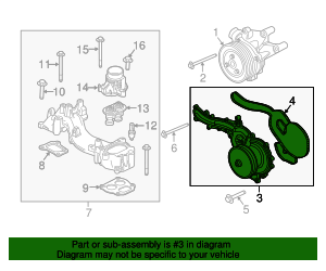HC3Z-8501-A - Water Pump 2017-2019 Ford | Ford OEM Parts Direct