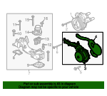 2017-2019 Ford Water Pump HC3Z-8501-A | TascaParts.com