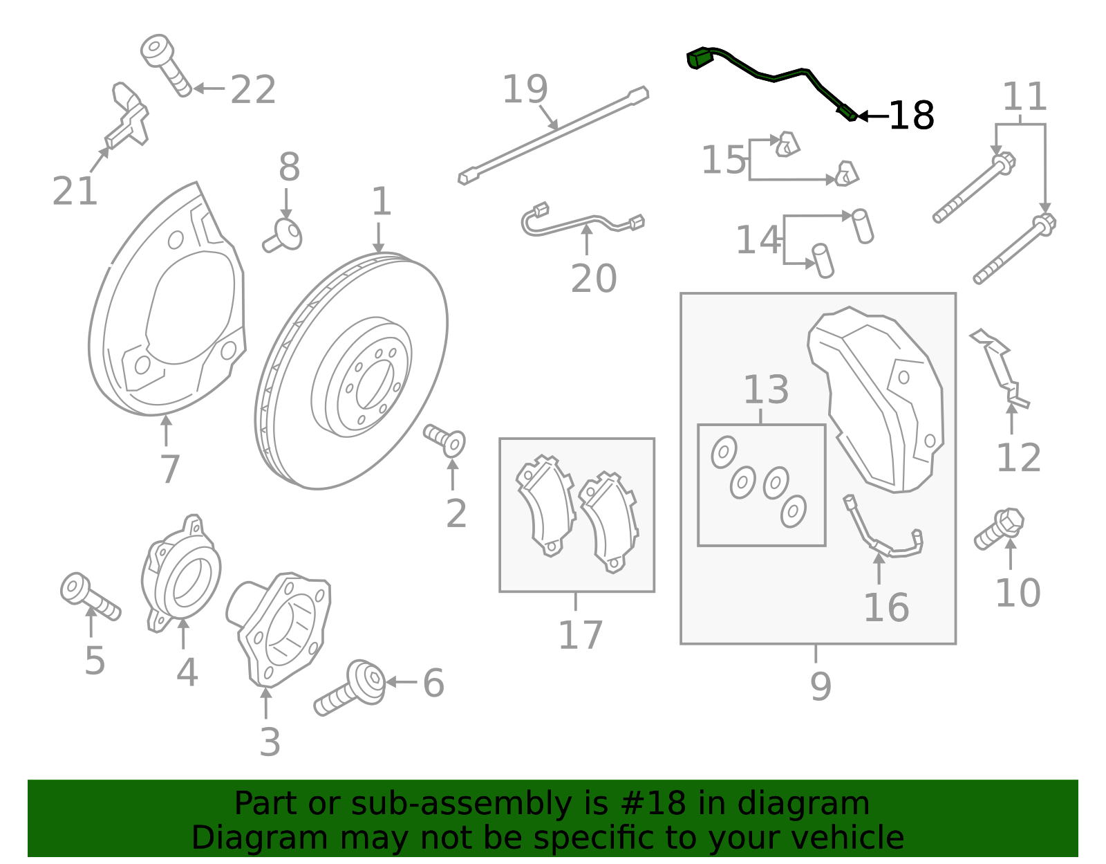 2019-2023 Porsche Cayenne Wear Indicator 9Y0-907-253-E | Porsche Parts ...