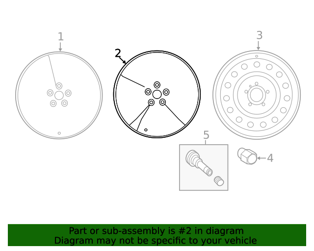 52910-F6330 - Wheel, Alloy 2017-2019 Kia Cadenza | Kia.Parts Store