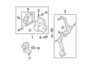 27595AG230 - ABS Control Module - 2007 Subaru | World OEM Parts Subaru