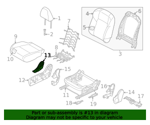 2021-2025 Nissan Rogue Recline Knob 87418-6RA0A | Team Nissan Inc.