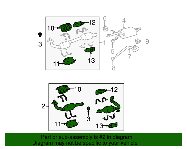 17450-0P170 - Front Pipe 2011-2013 Toyota Tundra | Longo Toyota Of ...