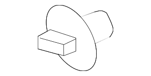 W721072-S300 - Wheel Opening Molding Clip 2021-2024 Ford Bronco | Ford ...