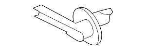 Genuine OEM Ford Part - Wheel Opening Molding Retainer W721136-S300 ...