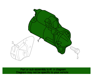2014-2024 Mopar Starter 56029722AA | Mopar Parts Canada