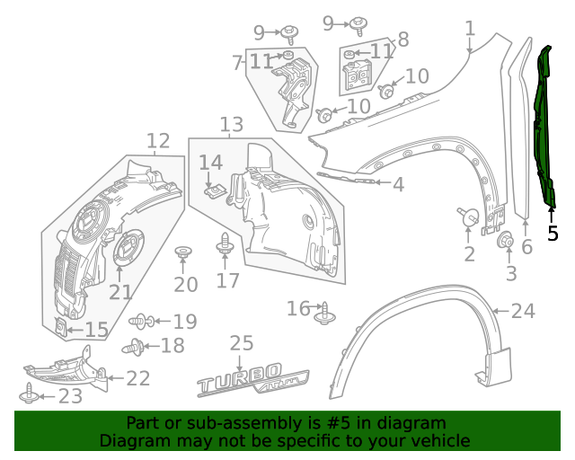 247-889-07-00 - Rear Cover 2020-2021 Mercedes-Benz GLB 250 | Mercedes ...