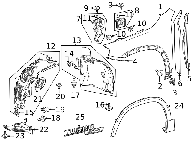 247-889-07-00 - Rear Cover 2020-2021 Mercedes-Benz GLB 250 | Mercedes ...