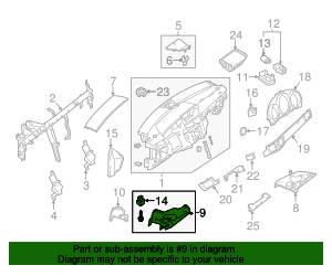 212-680-08-89-9051 - Lower Cover 2010-2016 Mercedes-Benz | Mercedes ...
