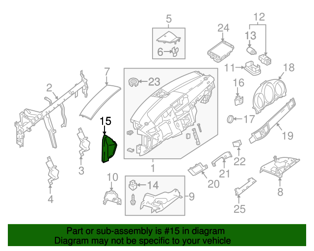 212-680-94-01-9051 - End Cap 2010-2016 Mercedes-Benz | Mercedes-Benz ...