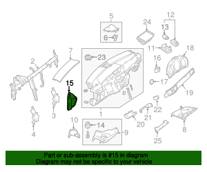 212-680-94-01-9051 - End Cap 2010-2016 Mercedes-Benz | Mercedes-Benz ...