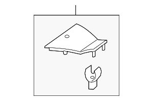 212-680-11-89-9051 - Center Cover 2010-2016 Mercedes-Benz | Mercedes ...