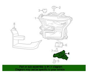 Genuine OEM Ford Part - Bracket FL3Z-17C973-A | Genuine OEM Ford Parts ...