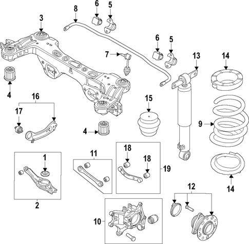 Rear Suspension for 2022 Kia Carnival | Kia.Parts Store