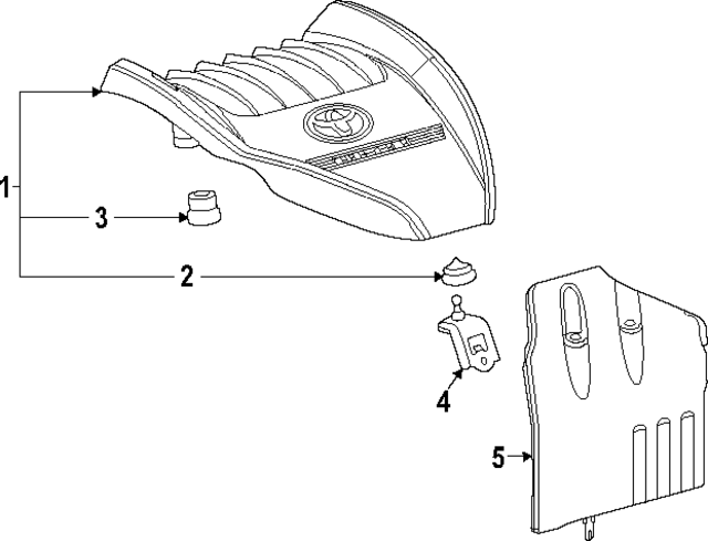 12602-F0030 - Front Cover - 2023-2024 Toyota | OEM Genuine Toyota Parts