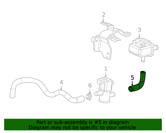 36165-6L2-A00 - Air Tube 2019-2022 Honda Insight | Honda Parts Online