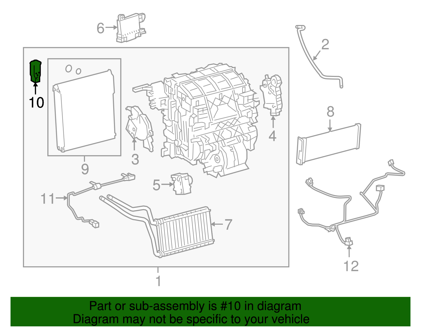 2016-2022 Toyota Expansion Valve 88515-30800 | Toyota Parts Center