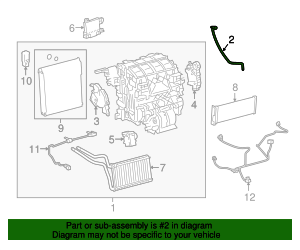 88539-02430 - A/C Evaporator Drain - 2016-2023 Toyota | OEM Genuine ...
