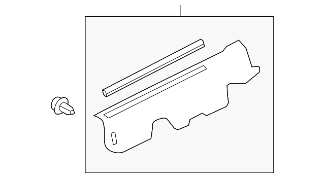 53389-0R030 - Upper Seal - 2013-2015 Toyota RAV4 | OEM Genuine Toyota Parts