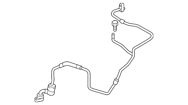 2006-2010 Volkswagen Touareg Suction Line 7L6-820-017-D | OEM Parts Online