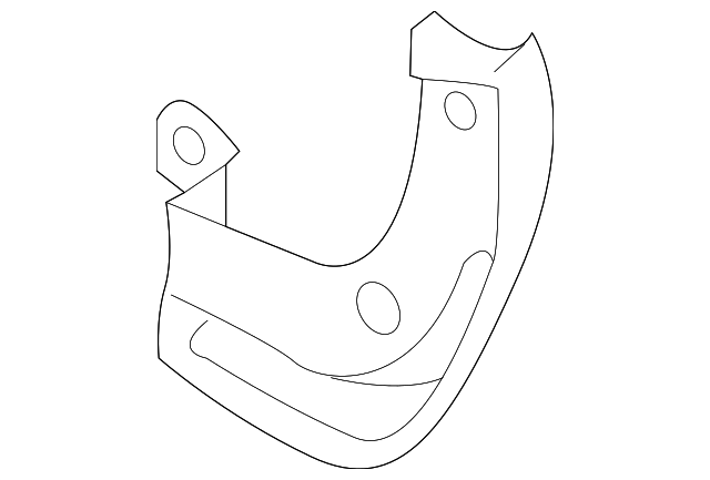 2012-2017 Kia Rio | Mud Shield | 86834-1W200 | Kia Auto Parts