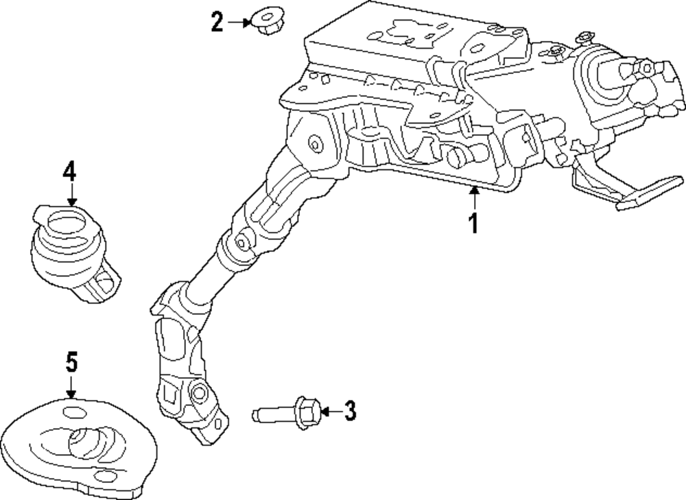 2024 Ford Steering Column NK4Z-3C529-C | QuirkParts