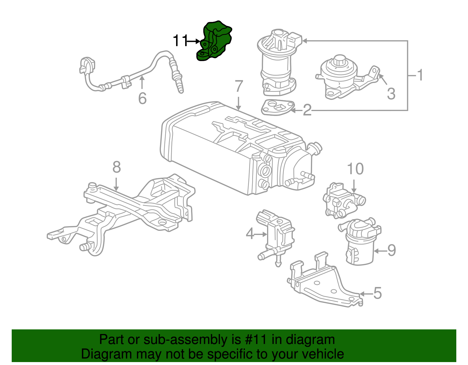 OEM 1998-2002 Honda Solenoid Valve 17012-S84-A01 | Honda Automotive Parts