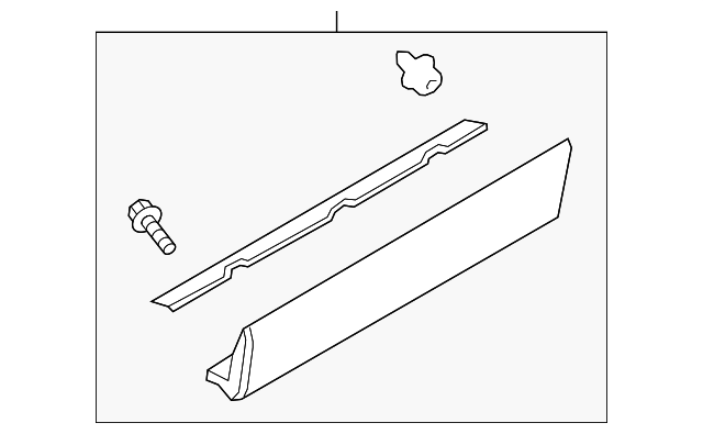 2016-2021 Mazda CX-9 Rear Rocker Molding TK48-51-RC0B | QuirkParts